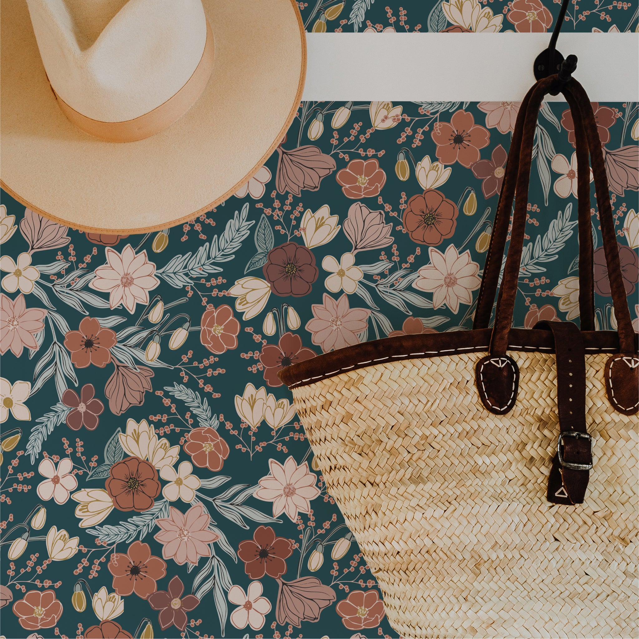 Woodland Floral Wallpaper – Everett Park