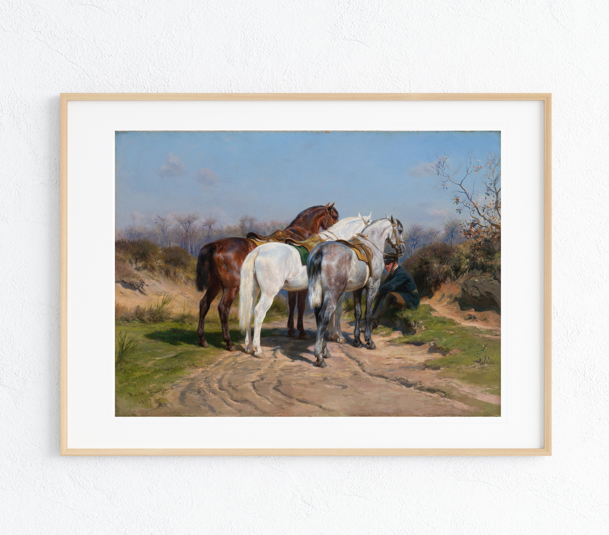 Horse Relay Art Print – Everett Park