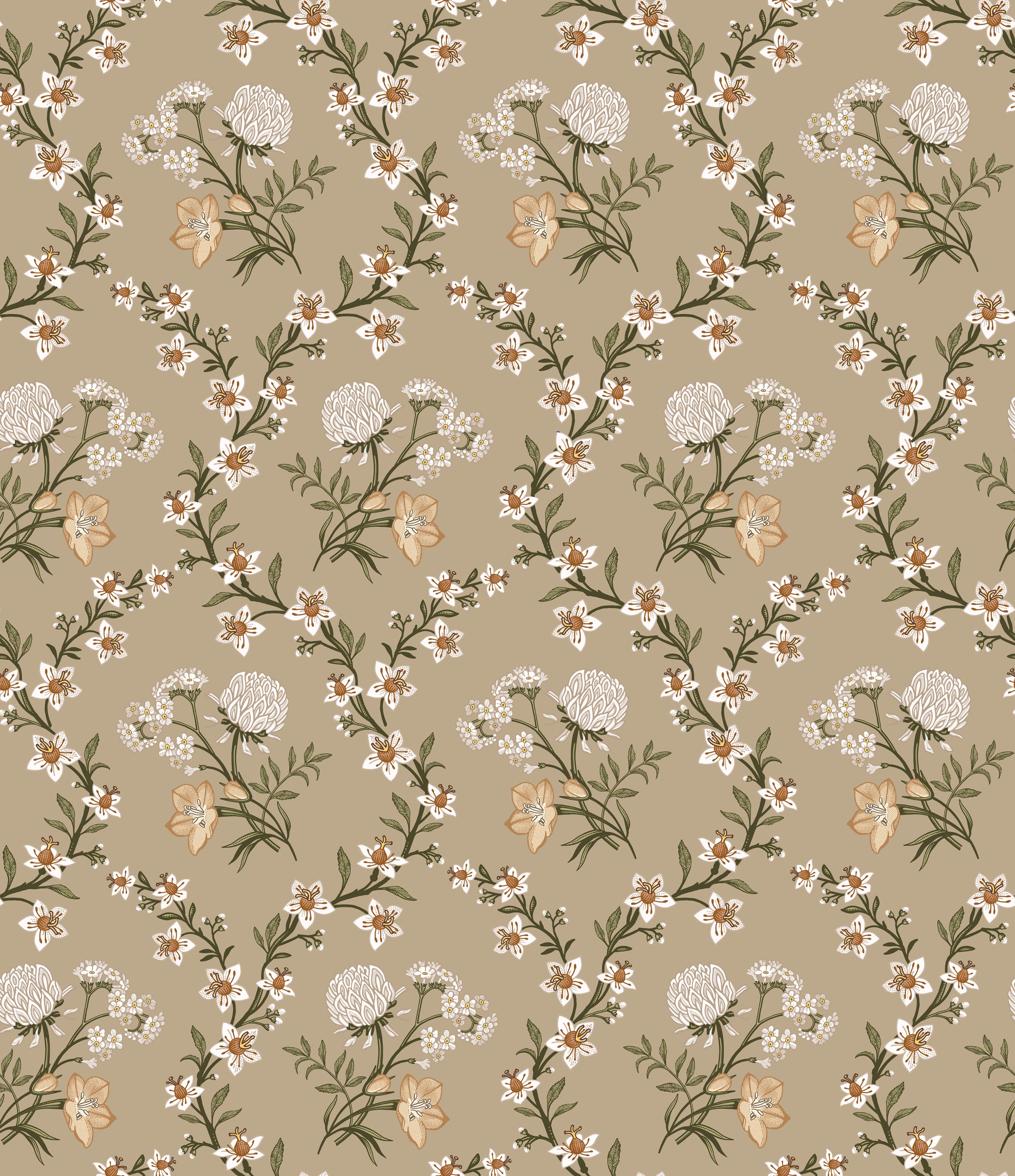 Victorian Clover Wallpaper – Everett Park